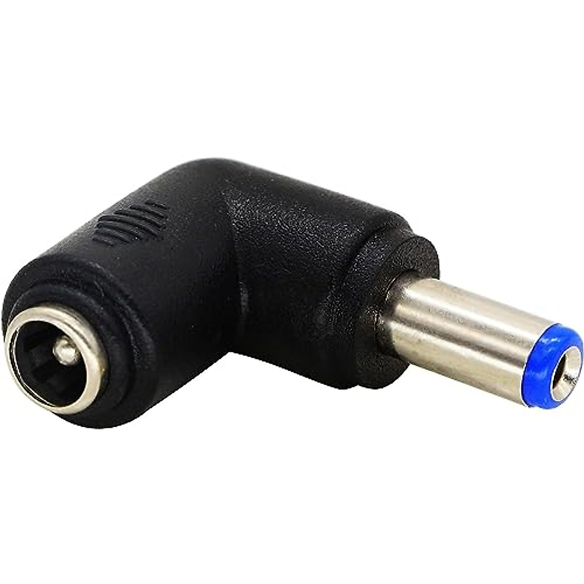 zdyCGTime 90 Degree Angle DC5.5x2.1mm Male to Female Adapter 5 Volt DC Barrel Power Jack Charging Cable Connector for Tablet (DC5.5x2.1mm)(2pack)