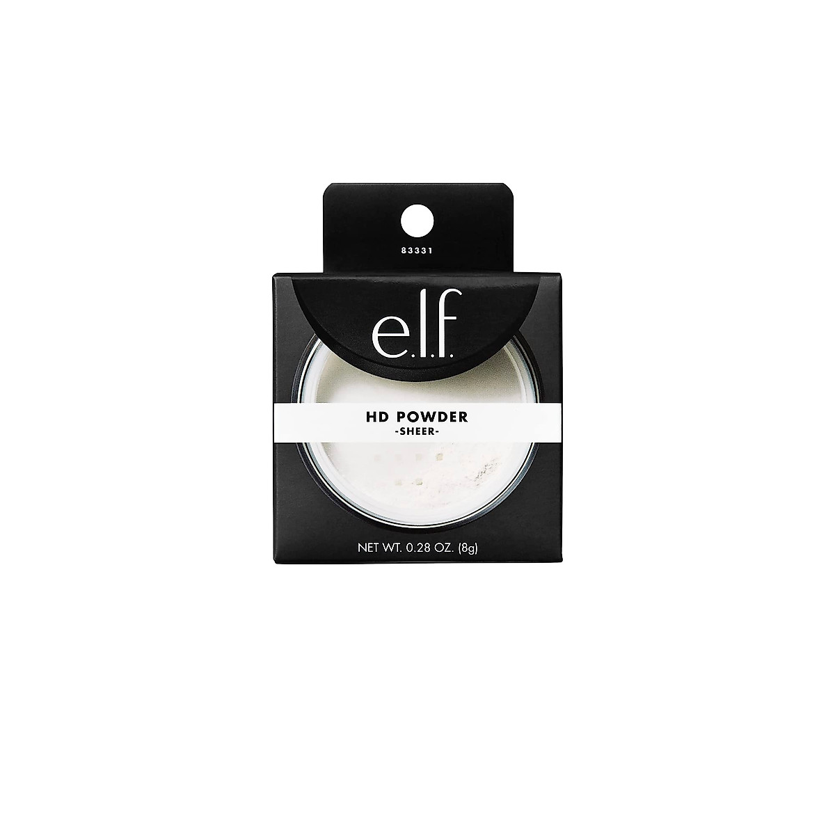 e.l.f. Cosmetics High Definition Powder Loose Powder, Lightweight, Long Lasting Creates Soft Focus Effect, Masks Fine Lines and Imperfections Sheer, Radiant Finish 0.28 Oz