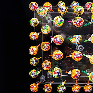 KINJOEK 56 Holes 3 Tier Acrylic Cake Pop Stand, Square Clear Cake Pop Holder, Lollipop Candy Stick Display for Party Birthday Weddings Christmas Anniversaries Gift Decorative