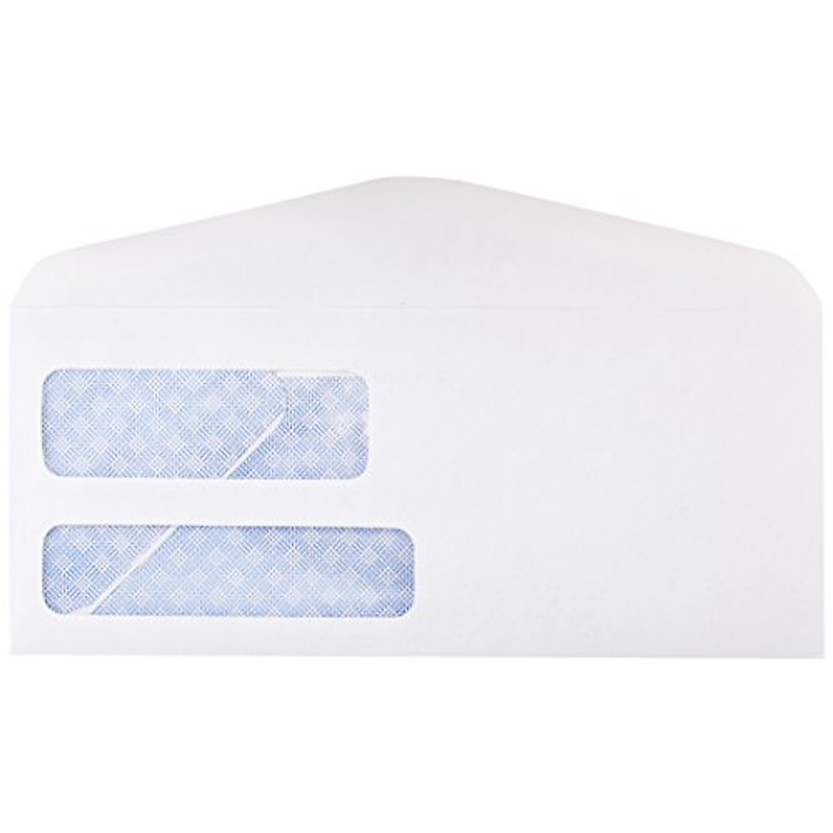 Amazon Basics #9 Double Window Security Tinted Envelopes, White, 500 ct
