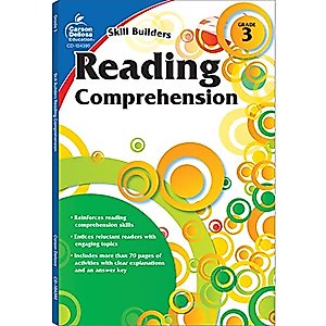 Carson Dellosa | Skill Builders Reading Comprehension Workbook | 3rd Grade, 80pgs