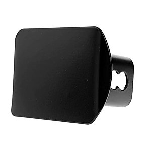 LFPartS Stainless Steel Black Hitch Tube Cover Fits 2" Receivers