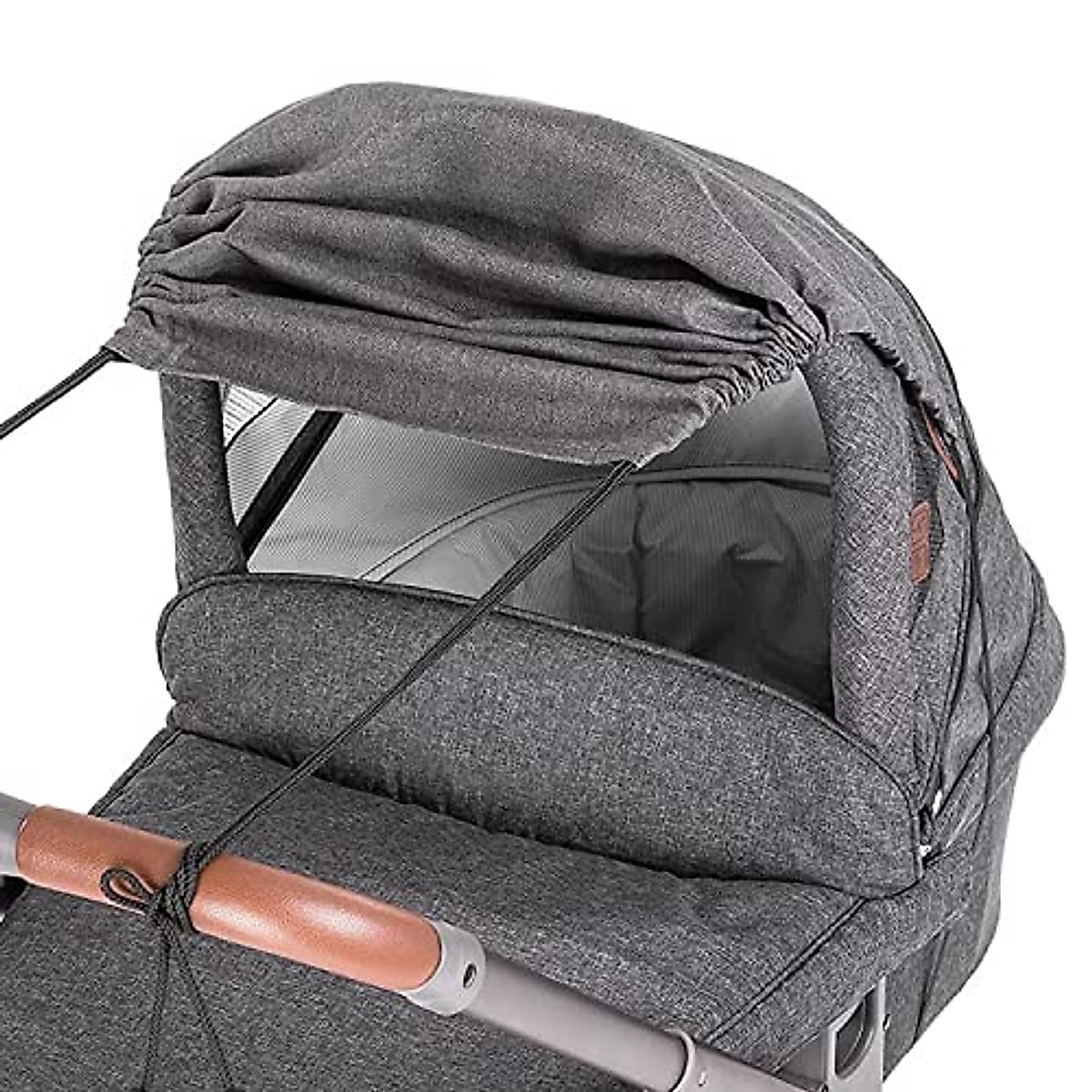 1 Pcs Sun Shade for Stroller,Buggy Stroller Universal 50+ Anti-UV Sun Cover,for Buggy, Stroller and Carrycot,with 1 Pcs Storage Bag,Light Grey
