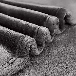 MYCRAFT Queen Size Fleece Throw Blanket for Couch 90"×90" Lightweight Super Soft Cozy Microfiber Flannel Blanket for Sofa, Bed,Chair