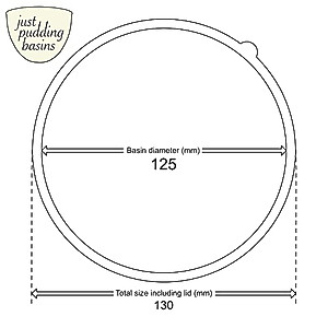 20 fl oz Pudding Mold and Lid Clear Reusable Food Safe Plastic Steam Pudding Bowls (4 pack)
