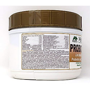 Dogzymes Probiotic Max -10 billion CFU's Probiotics, Prebiotics, Digestive Enzymes - Relieves Diarrhea, Upset Stomach, Constipation, Gas, Allergy, Immunity & Overall Health (1 pound)
