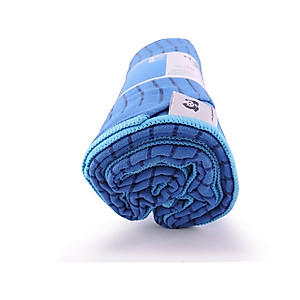 Zen Panda - Best Grippy Hot Yoga Towel with Eco Non Skid or Slip Technology for Covering Bikram Mat