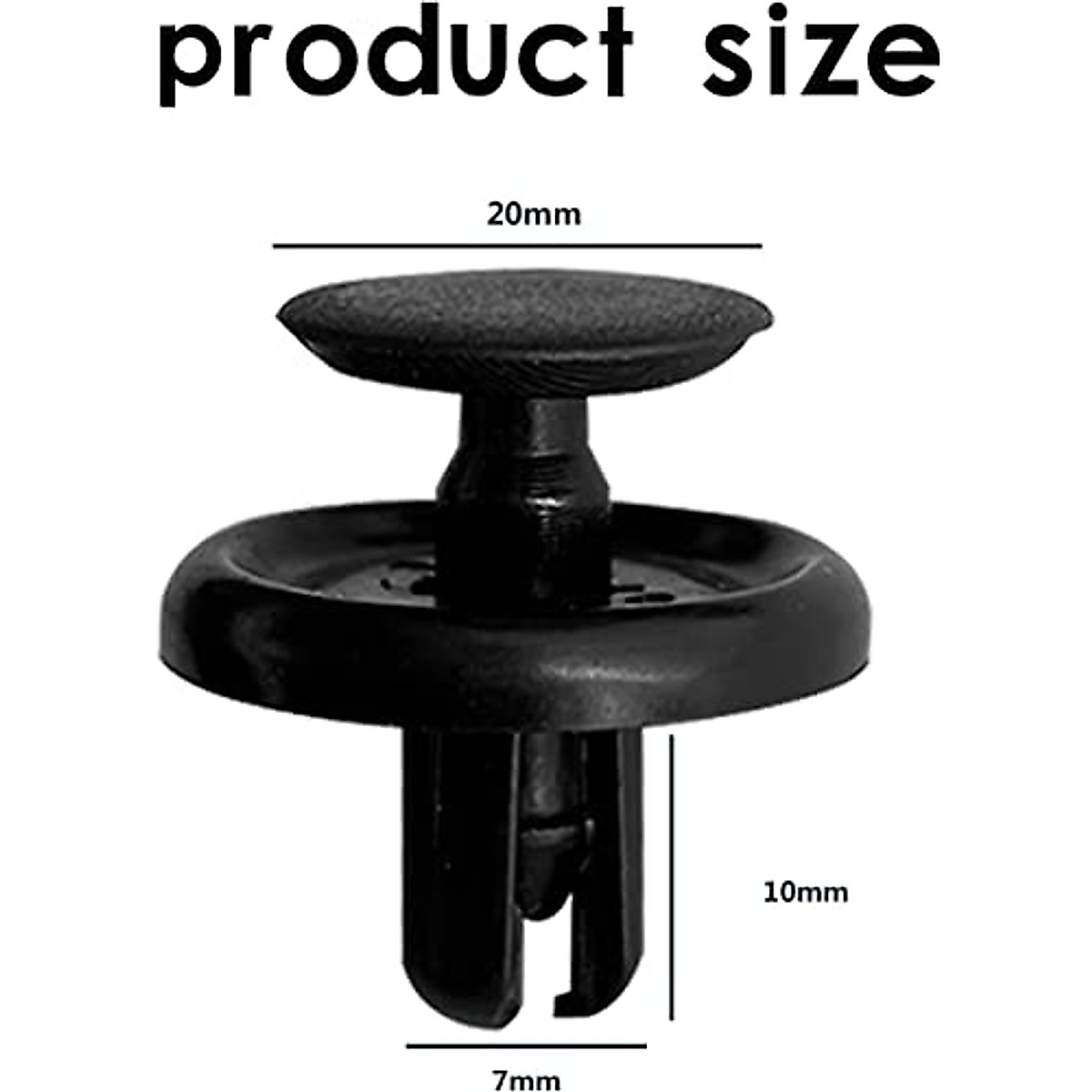 30Pcs Engine Under Cover Push-Type Retainer Clips Engine Splash Shield Fender Liner Trunk Lid Trim Compatible with Toyota Lexus 90467-07201