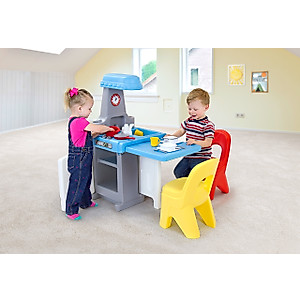 Simplay3 Play Around Chairs (2 Pack) - Hot Tamale Red and Lemon Yellow