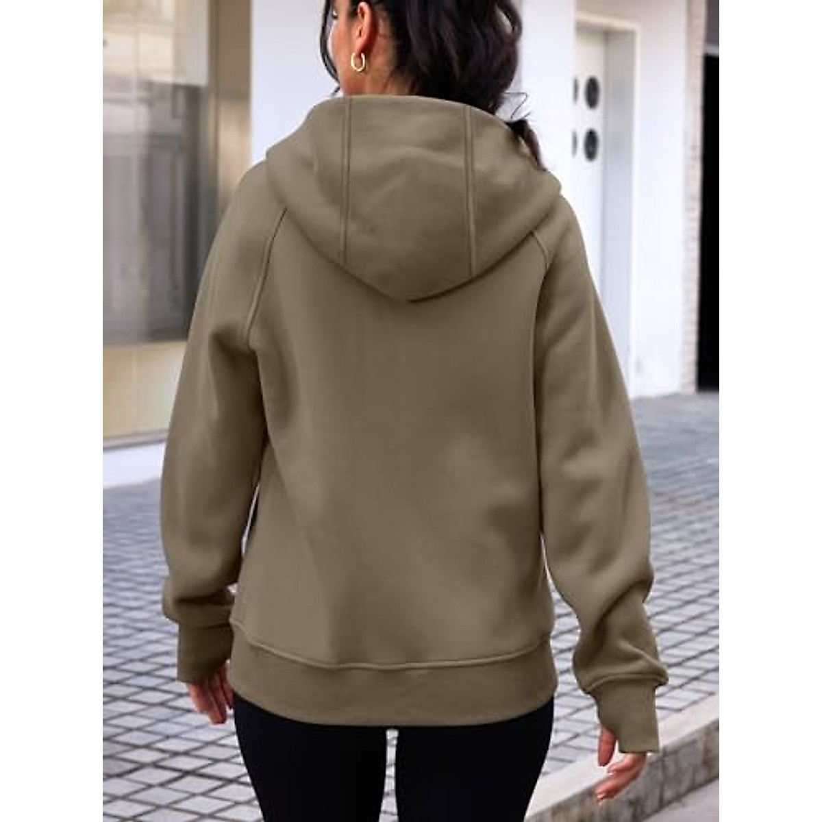 Trendy Queen Womens Fleece Jackets Full Zip Sweatshirts Oversized Hoodies Long Sleeve Sweaters With Pockets Winter Fall Outfits Y2k Fashion Teen Girls Clothes