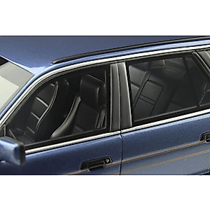 E34 Alpina B10 Touring Alpina Blue Metallic Limited Edition to 3000 Pieces Worldwide 1/18 Model Car by Otto Mobile OT944