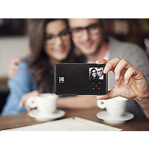 Kodak Mini Shot Wireless Instant Digital Camera & Social Media Portable Photo Printer, LCD Display, Premium Quality Full Color Prints, Compatible w/iOS & Android (Yellow) (KOD-MSY)