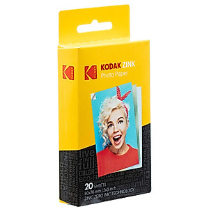 KODAK Smile Instant Print Digital Camera (Black/White) Soft Case Kit