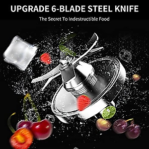 Morzejar Professional Blender, Blenders for Kitchen Max 2200W High Power Home and Commercial Blender with Timer, Heavy Duty Ice Blender 68 OZ Smoothie Maker for Crushing Ice, Frozen Fruit, Fish, ect