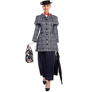 Spooktacular Creations Adult Women English Nanny costume (Medium)