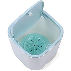 Jteyult Mini Electric Washing Machine Portable USB Underwear Cleaning Machine Socks Baby Clothes Wash Machine-White