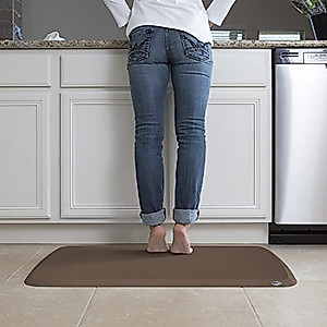 GelPro Elite Anti-Fatigue Kitchen Mat Bundle - 20 x 36 & 20 x 48, Linen Truffle