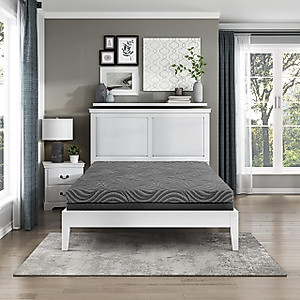 Lexicon Mclawren 8-Inch Memory Foam Hybrid Mattress, Full, Gray