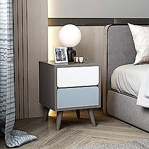 WALNUTA Drawer Bedroom Korean Style Table Side Table Wardrobe Four Corner Bedside Table Bedroom Furniture Cabinet Bedside Table