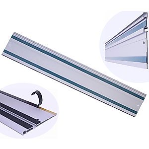 QCHENYI 39 Inch Track Saw Guide Rail for Makita 199140-0 39" Track Saws,for Festool Track Saw,39” Aluminum Guide Rail for Woodworker cuts,Silver, Track Saw Guide Rail, Guide Rail 39"
