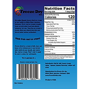 Moonix Freeze Dried Ice Cream (Banana)