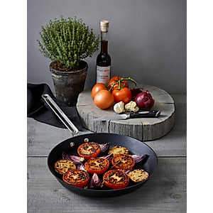 SCANPAN Scan Pan TechnIQ Series Modern Skillet Frying Pan 10.2 inches (26 cm), Induction Compatible, 10.2 inches (26 cm), Oven Safe, Pfoa Free, Safe Frying Pan STRATANIUM+ (8.7 inches (22 cm)