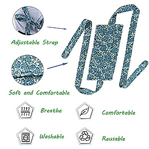 Adjustable Bearded Dragons Sling Carrier for Lizards and Small Reptile Pets (Light Blue)