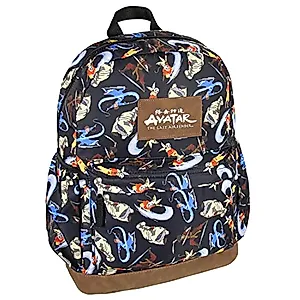 Nickelodeon Avatar The Last Airbender Character Aang Katara Appa Zuko Cartoon All Over Print Backpack