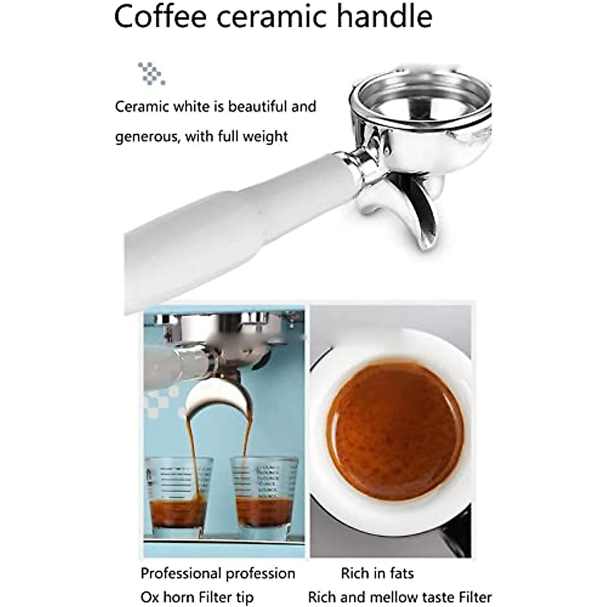 Semi Automatic Espresso Machine, Fresh Tea 2in1 Coffee Machine, 1850W High-Power Instant Boiler, Smart Thermostat, Stainless Steel