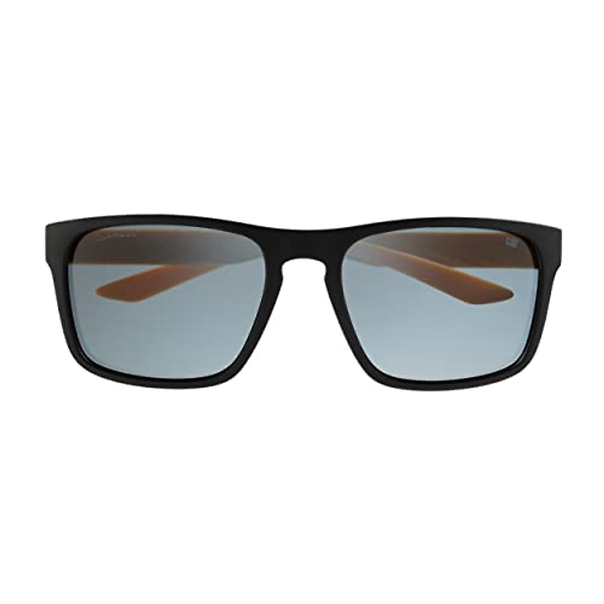 Cat Caterpillar 8017 Men's Polarized Square Sunglasses, Matte Black, 58 mm