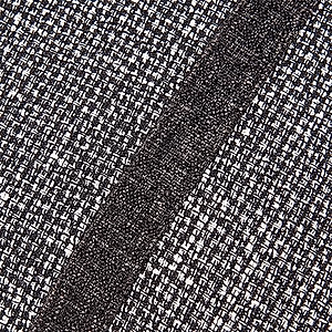 HiEnd Accents Hamilton 3 Piece Duvet Cover Set, Black and White Tweed Bed Set, Super King Size, Rustic Cabin Lodge Luxury Bedding Set, 1 Comforter Cover and 2 Pillow Shams