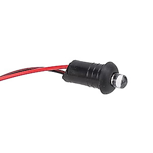 2Pcs Fake Alarm Lamp Blue Light Modification Universal 12V Vehicle Accessories Blinking LED Security Warning Lamp for Car-s Boats RVs Motorcy