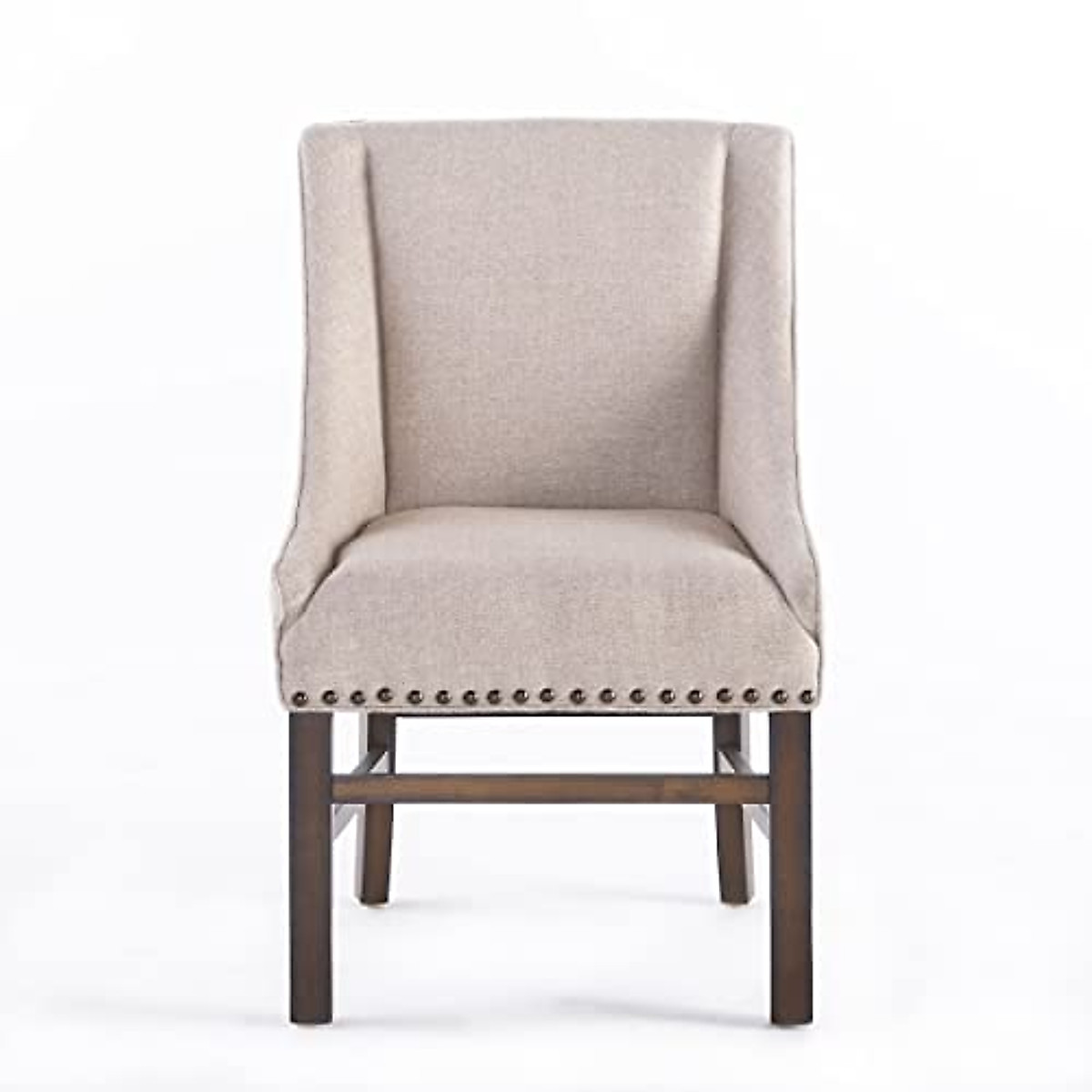 Christopher Knight Home James Fabric Dining Chair, Wood, Natural