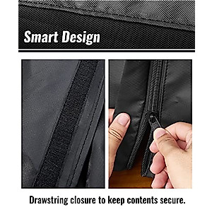 NUPICK 8080 Grill Cover for Char-Griller 5050 Duo Grill, Heavy Duty and Waterproof Grill Cover, All Weather Protection