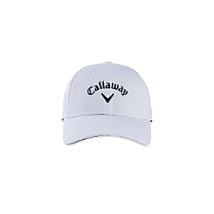 Callaway Golf 2022 Liquid Metal Adjustable Hat, Adjustable Size, White/Black Color