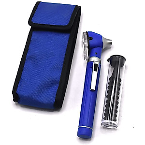 OdontoMed2011 LED Pocket Mini Otoscope Set Blue Color ODM