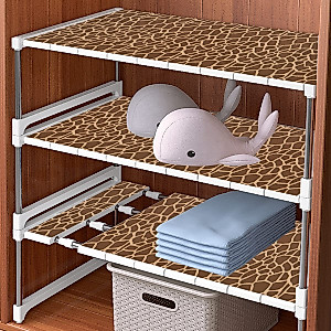 17.7" x 117" Brown Geometric Contact Paper Peel and Stick Geometric Wallpaper Decorative Self Adhesive Vinyl Wrap Contact Paper for Cabinets Countertops Furniture Shelves Drawer Liner