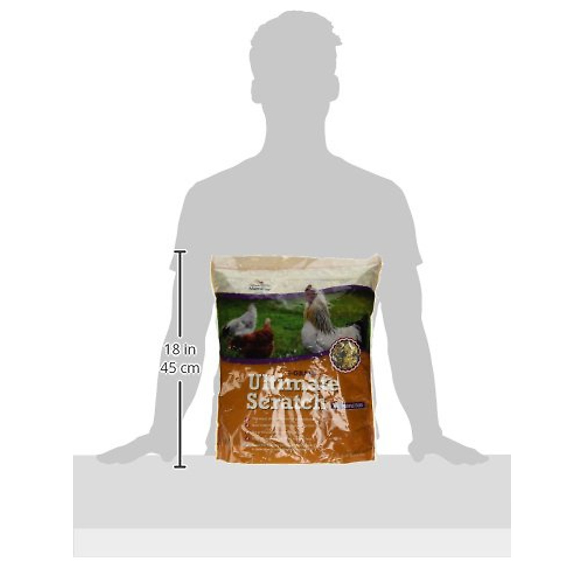 Manna Pro 7-Grain Ultimate Chicken Scratch - Scratch Grain Treat for Chickens and Other Birds - Non-GMO Natural Ingredients - 10 lbs