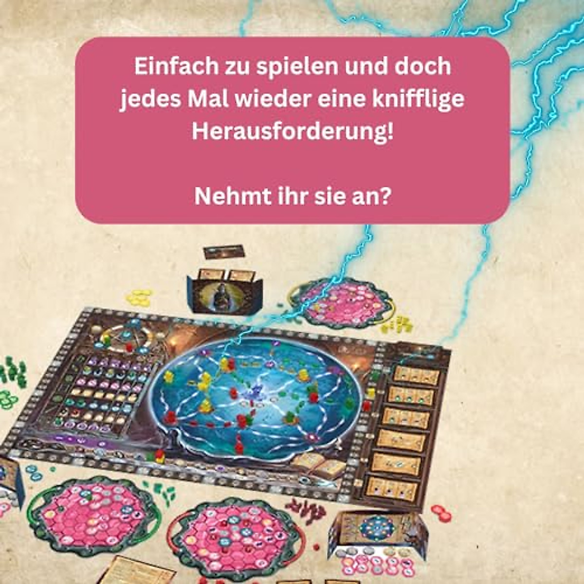 R&R Games Witchstone, Strategy Game, Family Board Game, Strategy Game for Kids, Teens, and Adults, Board Games for Family Night