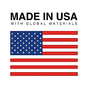 Aidway 5 Layer Face Mask Made In USA Pack of 10 Masks (Black)