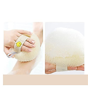 INGVY Dry Brushing Body Brush New Mesh Bath Ball Soft Shower Wash Sponge Exfoliating Loofah Body Scrubber Bathing Towel Skin Care Massager Brush for Men Women