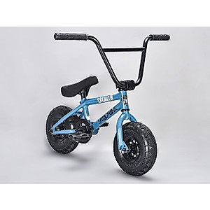 Rocker BMX Mini BMX Bike iROK+ Spotty RKR - Blue Mini BMX Freestyle Bicycle