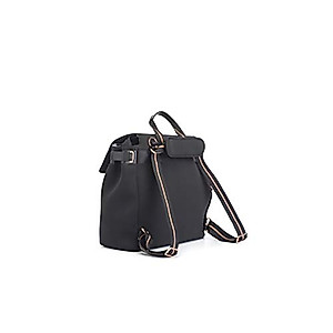 Storksak St. James Convertible Backpack Diaper Bag - Black Scuba