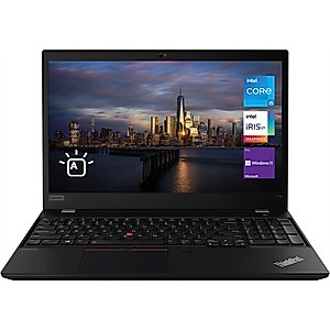 Lenovo ThinkPad T15 Gen 2 Business Laptop, 15.6" FHD Display, Intel Core i5-1135G7, 16GB DDR4 RAM, 512GB SSD, Webcam, Fingerprint Reader, Backlit Keyboard, Wi-Fi 6, Windows 11 Pro, Black