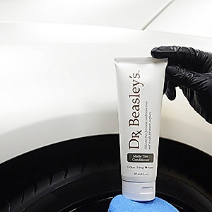 Dr. Beasley's Matte Tire Conditioner - 8 oz., Designed For Matte-Painted Wheels, Restores Tire Color, Prevents Cracking and Fading