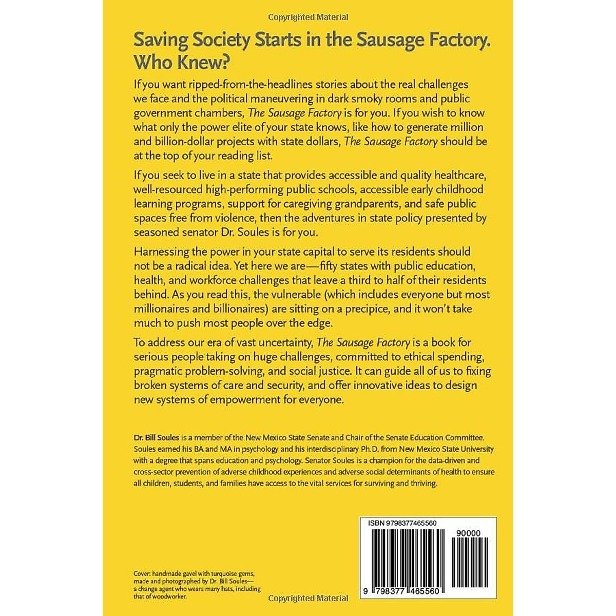 The Sausage Factory: How lawmakers can ensure we survive and thrive