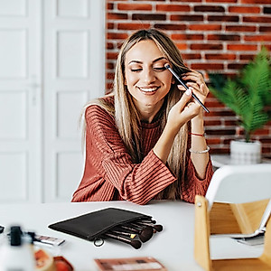 Unoutur Mesh pouch,Mesh Cosmetic Bag Portable Makeup Pouch Travel Toiletry Bag for Makeup Organizer Home Office Travel Accessories,6 Pieces Mesh Makeup Bag with Zipper