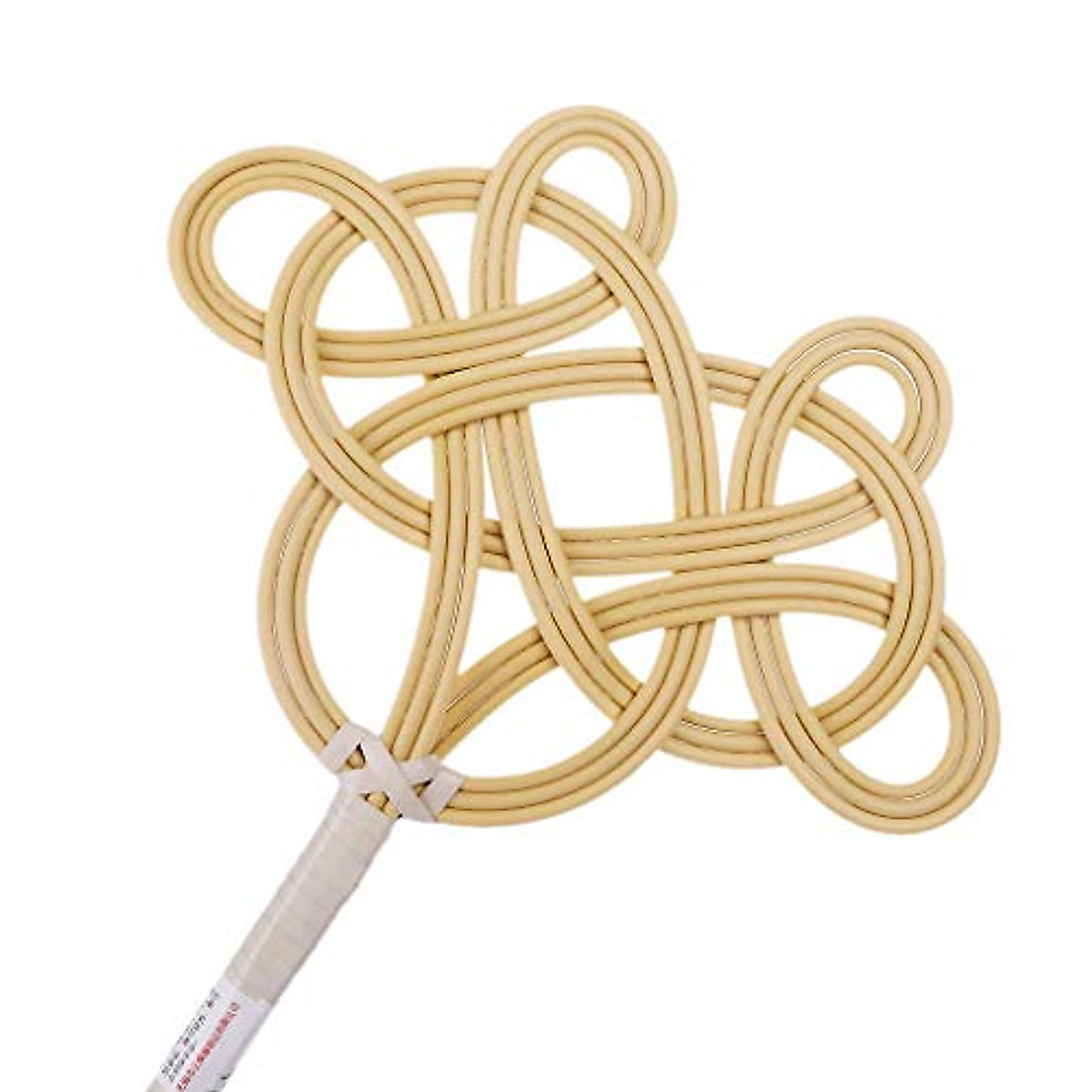 LEJIA Traditional Racket Woven Imitation Rattan Clean Duster Carpet Rug Beater Durable Hand Made for Pet Owner, 62cm/24.41in