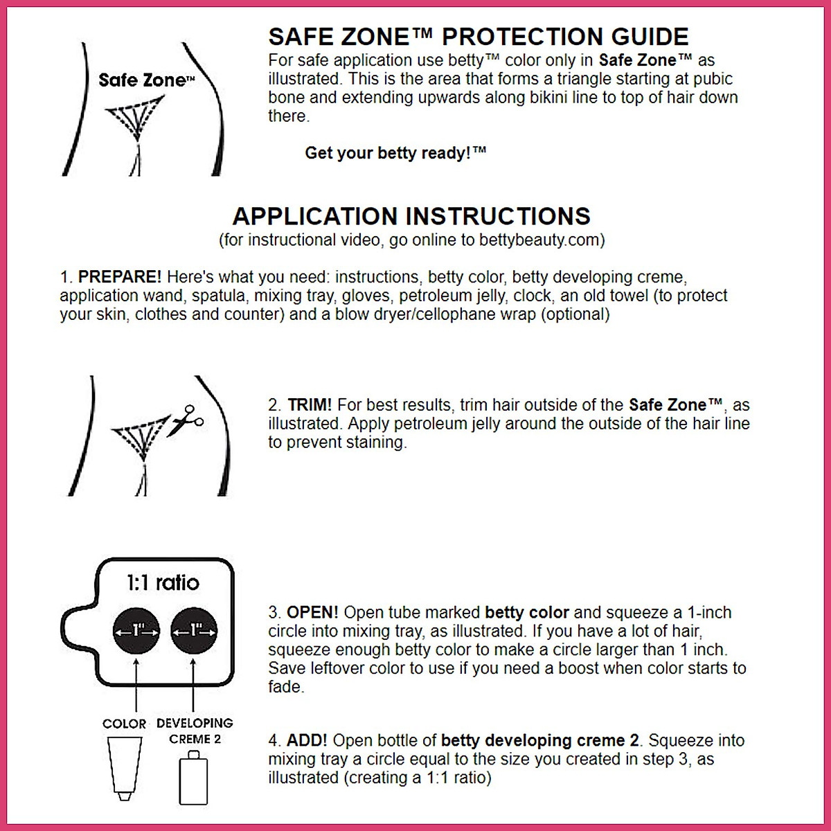 Brown Betty - Hair Color for the Hair Down There Kit