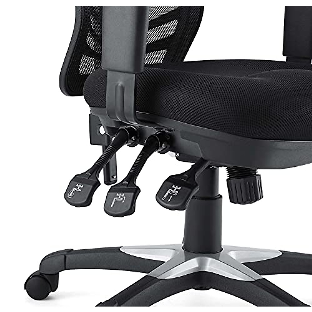 Modway EEI-757-BLK Articulate Ergonomic Mesh Office Chair in Black